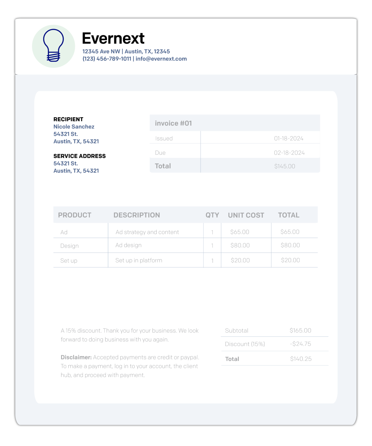 What To Include On An Invoice | Invoiced
